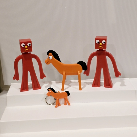 Toys | Vintage Gumby Pokey And Friends Posable Figure Set | Poshmark